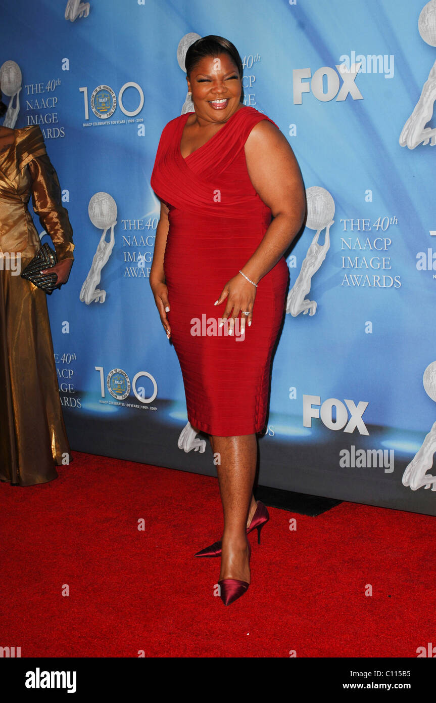 Mo'Nique, 40th NAACP Image Awards held at the Shrine Auditorium ...