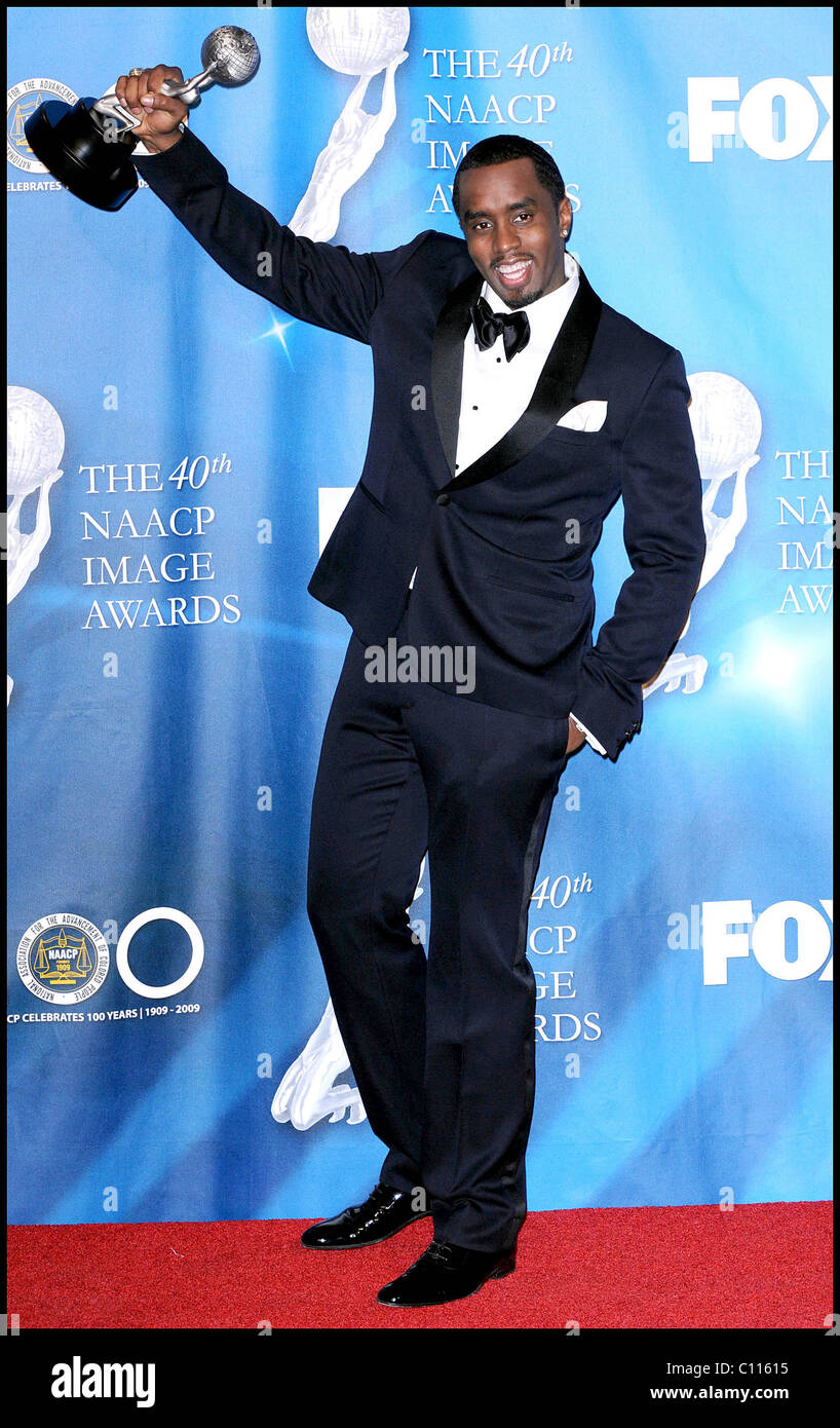 Sean Combs aka P Diddy 40th NAACP Image Awards held at the Shrine ...