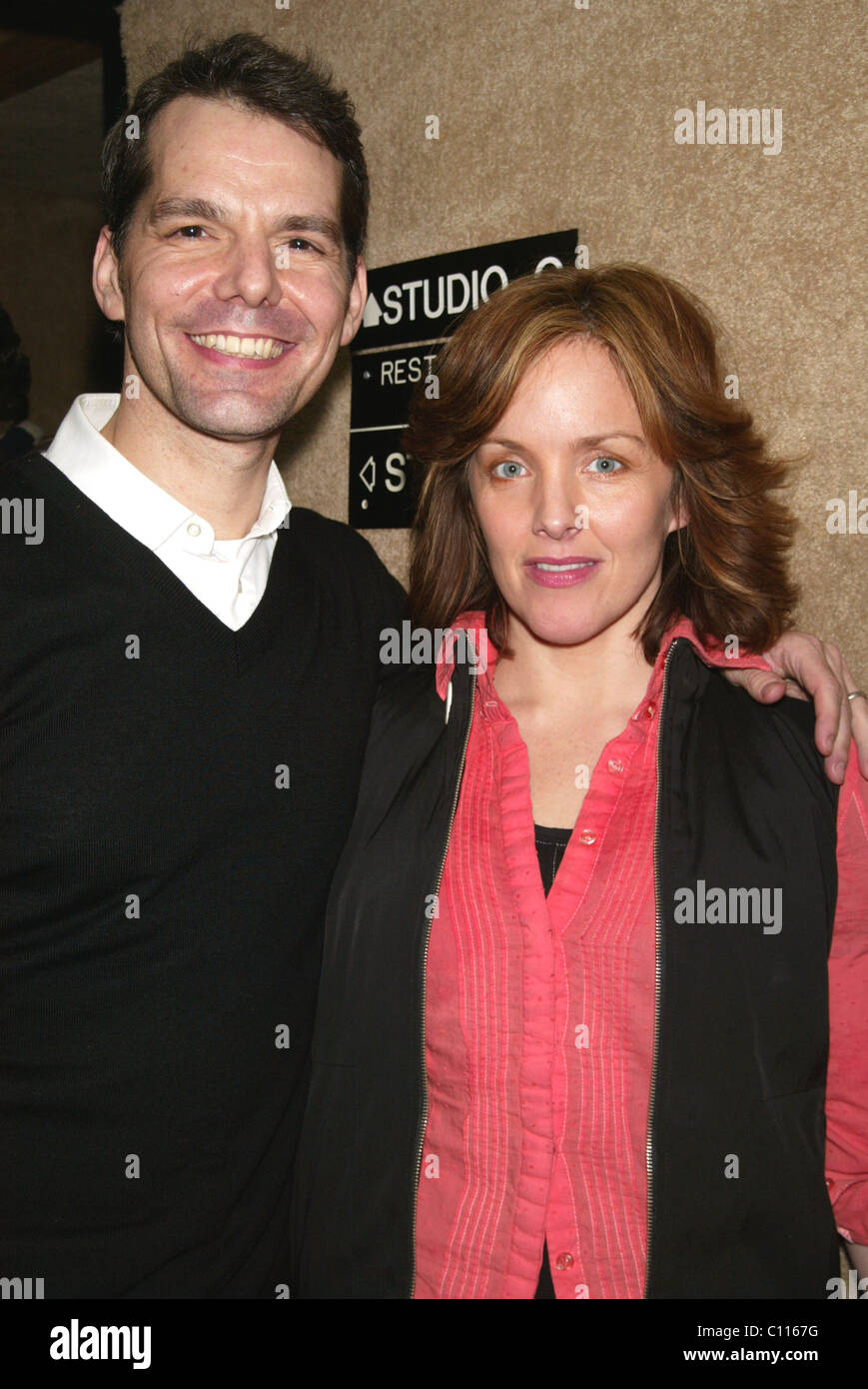 J. Robert Spencer and Alice Ripley Recording session for the musical ...