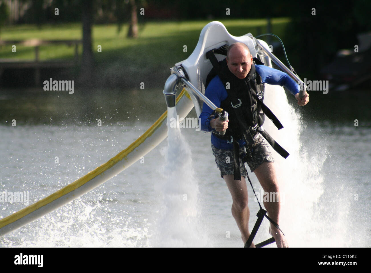 JET A LOAD OF THIS! Move over Elton John - the real Rocket Man is in ...