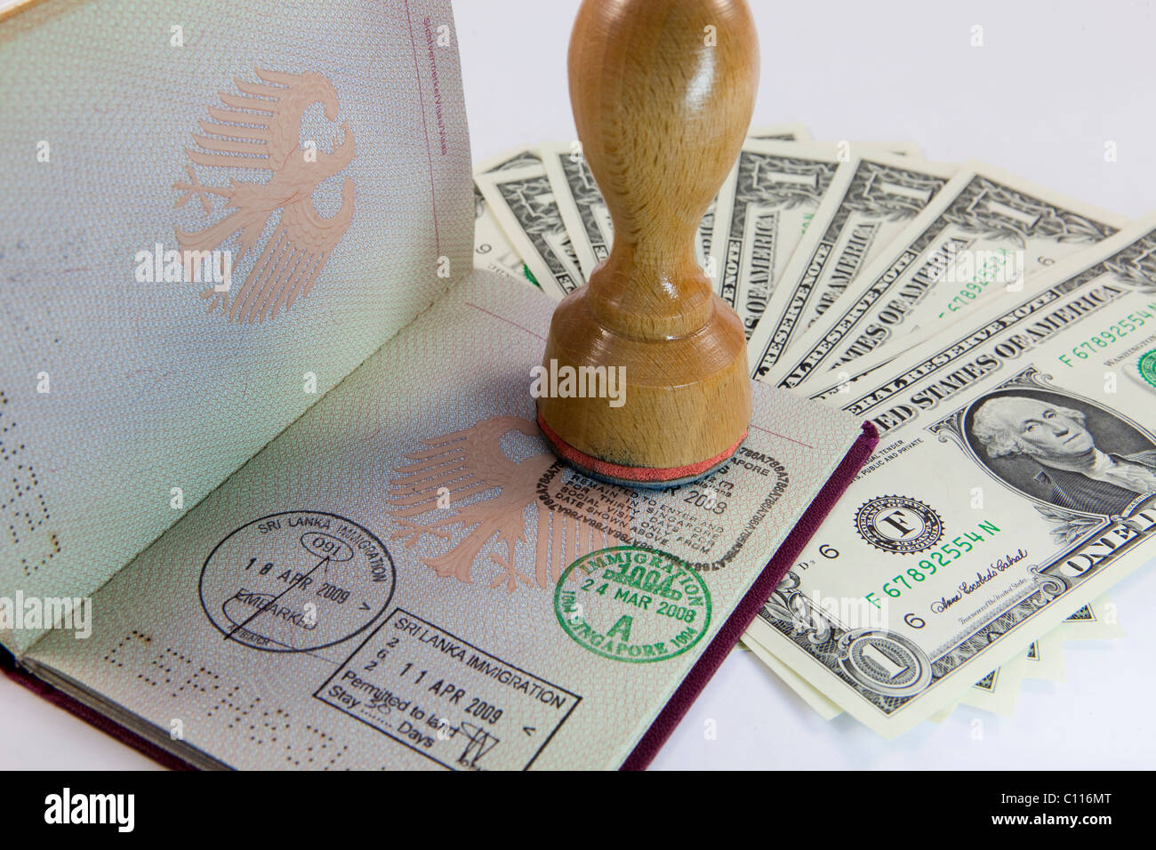 Passport stamps europe hi-res stock photography and images - Alamy