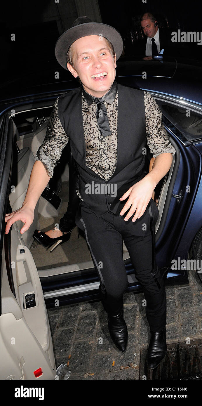 Take That band member Mark Owen Brit Awards 2009 Universal Aftershow ...