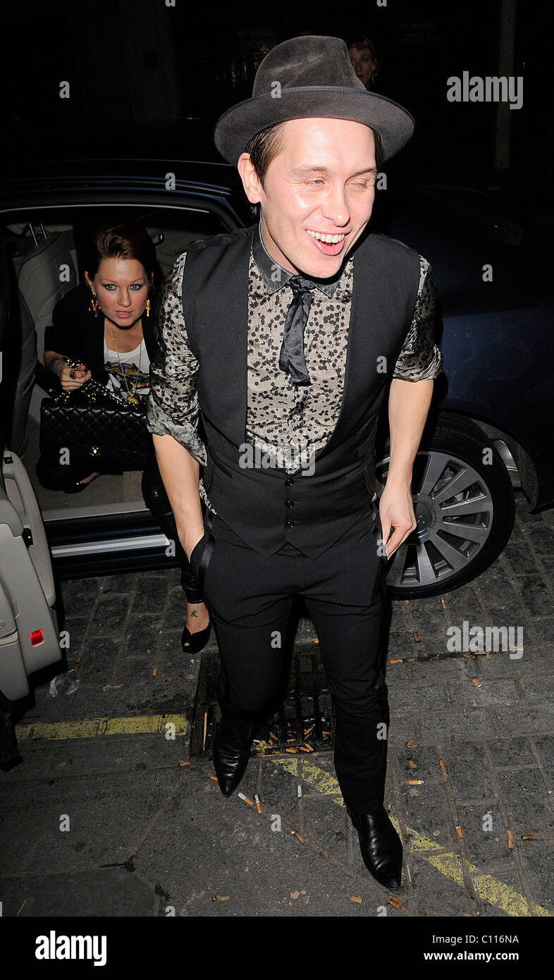 Take That band member Mark Owen Brit Awards 2009 Universal Aftershow ...