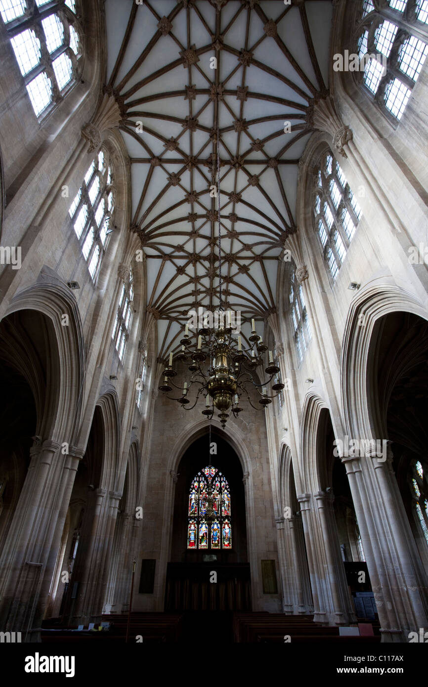 Church of St Mary, Steeple Ashton, Somerset, Perpendicular style Stock ...