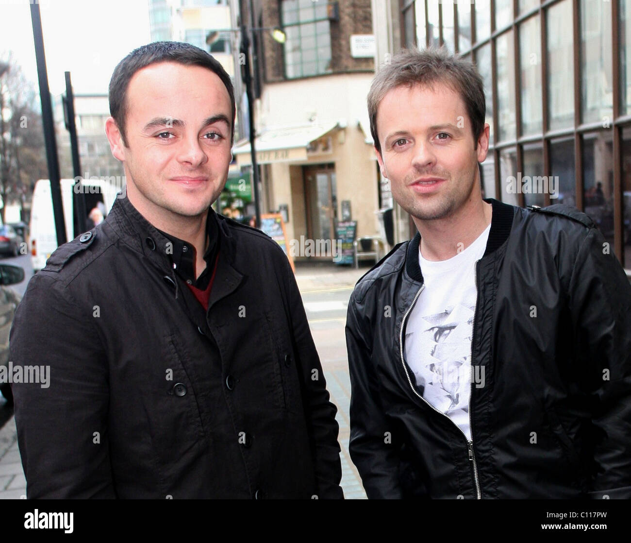 Anthony McPartlin and Declan Donnelly AKA Ant and Dec arriving at Radio ...