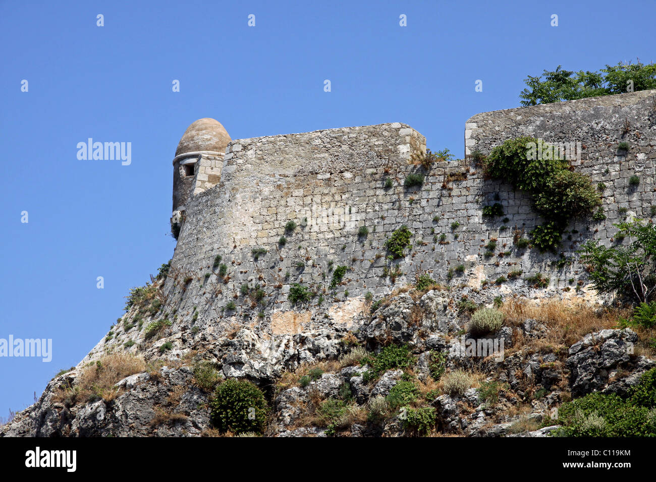 Venetian Fortezza, Fortress, Rethymnon, Rethymno, Crete, Greece, Europe ...
