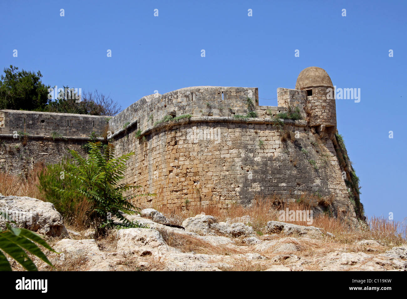 Venetian Fortezza, Fortress, Rethymnon, Rethymno, Crete, Greece, Europe ...