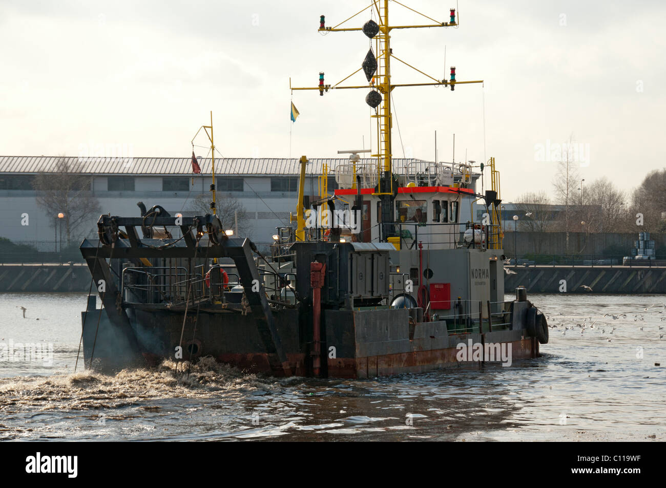 Plough dredging hi-res stock photography and images - Alamy