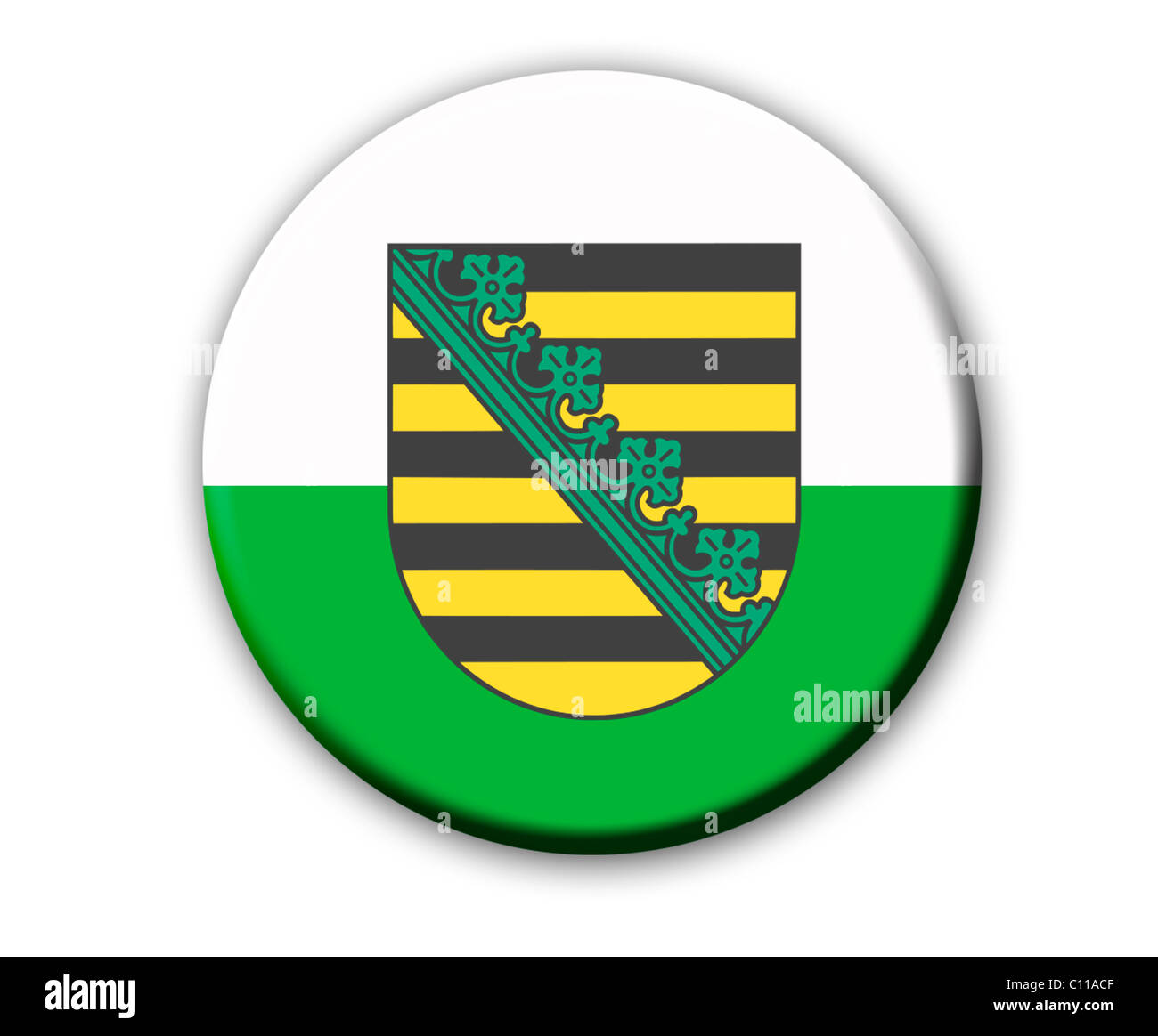 Coat of arms of the state Saxony, Germany Stock Photo - Alamy