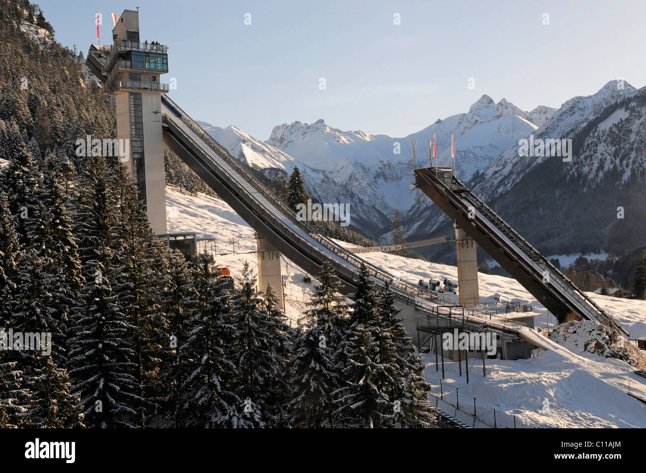 Schattenberg Ski Jump, Oberstdorf, Allgaeu, Bavaria, Germany, Europe ...