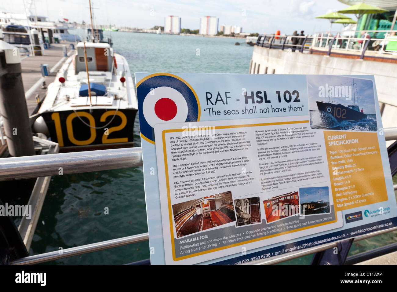 Information board explaining the history of the Type 100 class High ...