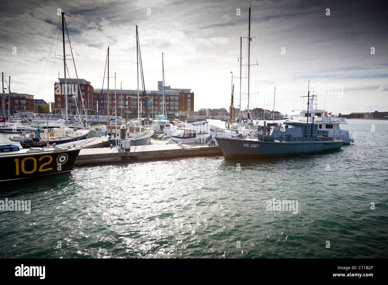 The WWII Harbour Defence Motor Launch (HDML) ML 1387 HMS Medusa, and ...