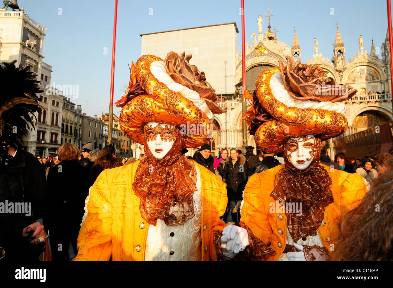 Masks, Carnevale, carnival in Venice, Veneto, Italy, Europe Stock Photo ...