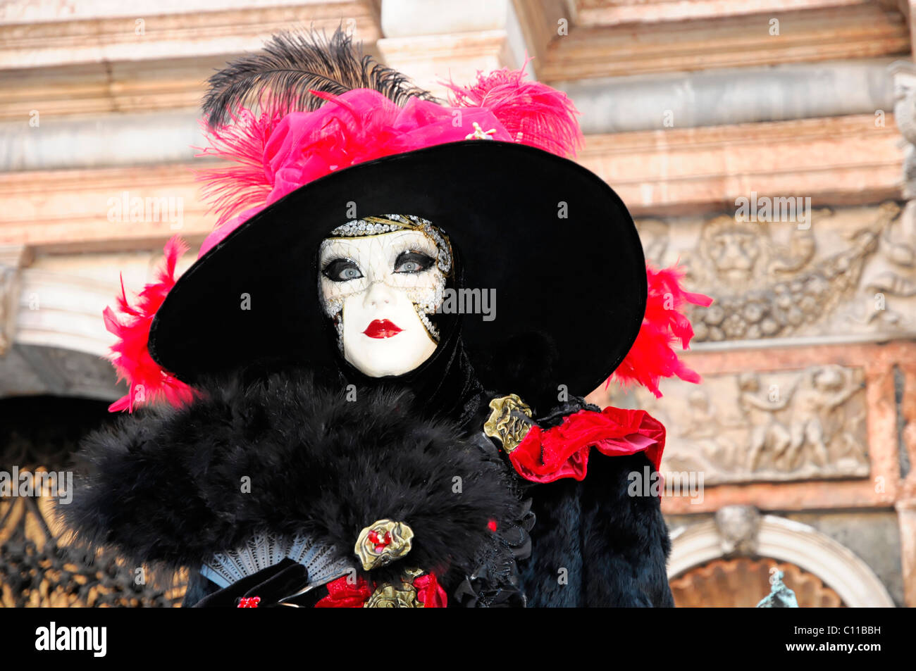 Mask, Carnevale, carnival in Venice, Veneto, Italy, Europe Stock Photo ...