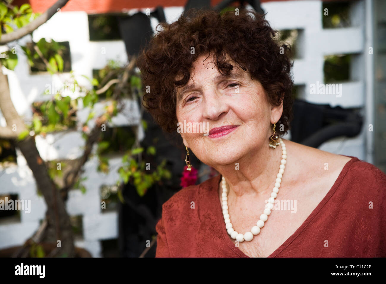 Portrait of Margo Glantz, Mexican writer Stock Photo - Alamy