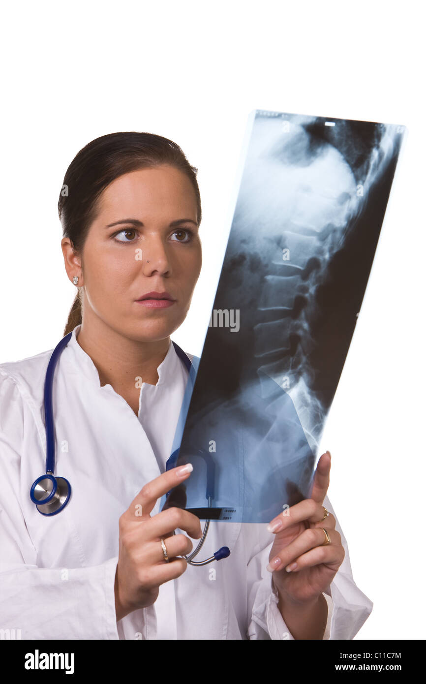 Doctor with x-ray Stock Photo - Alamy