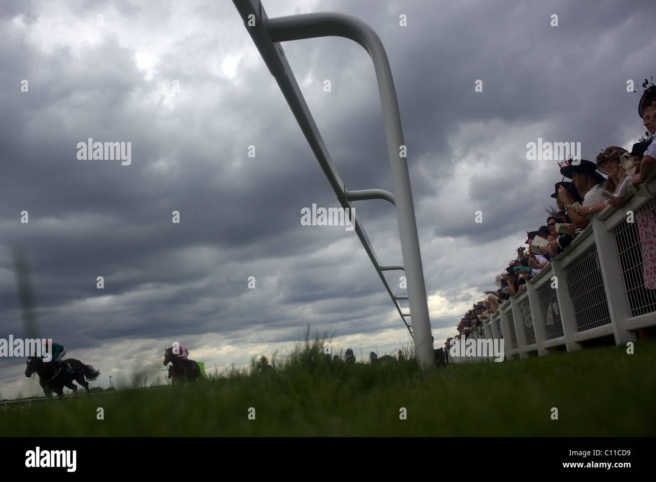 Royal ascot horse racing finish post hi-res stock photography and ...