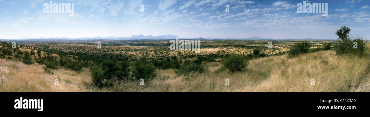 Panoramic view south of Windhoek, Namibia, Africa Stock Photo - Alamy