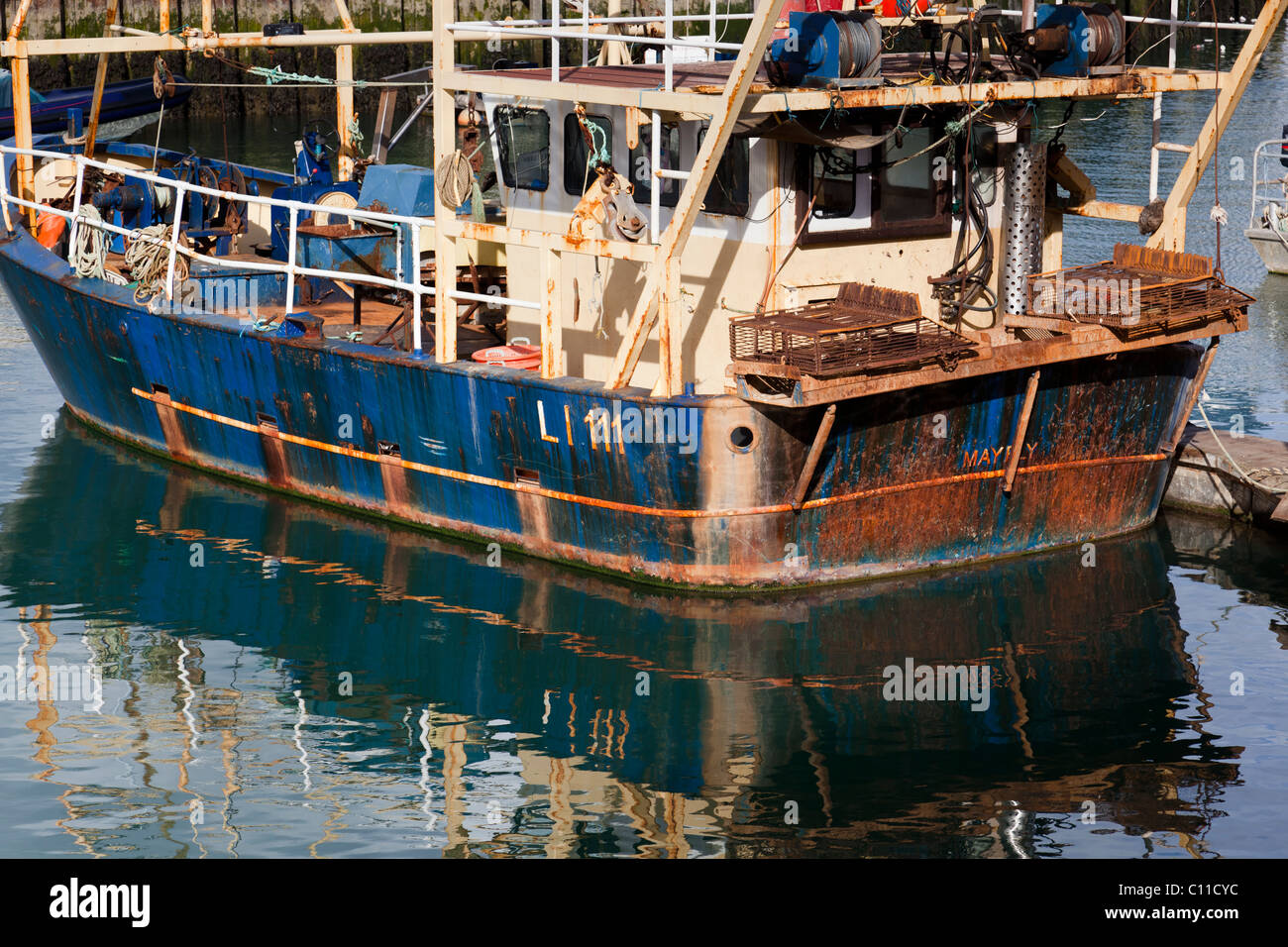 Rusty fishing boat hi-res stock photography and images - Alamy