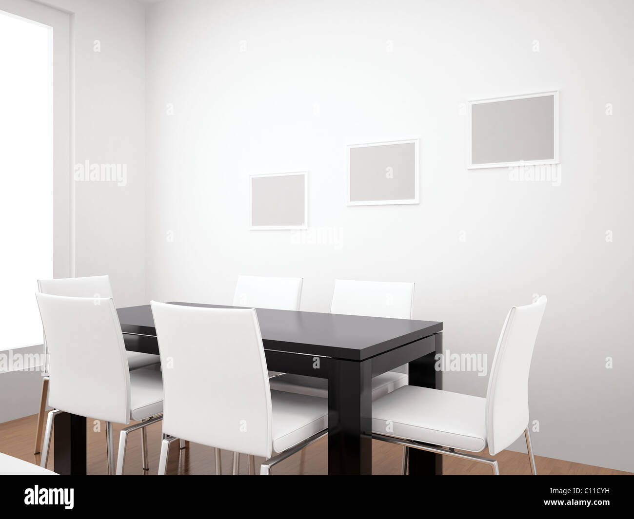 Interior of the modern room. High resolution image. 3d rendered ...