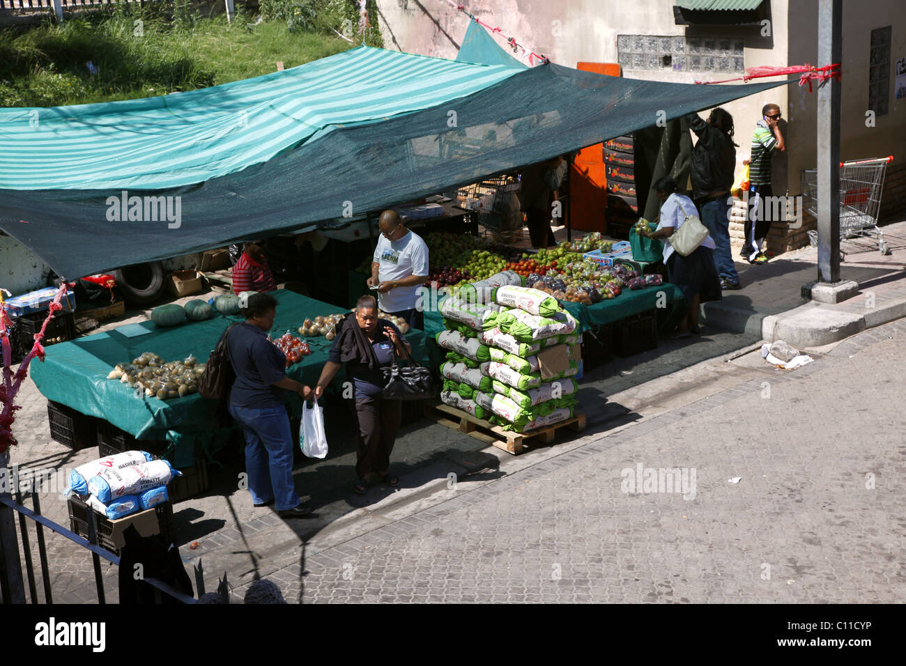LOCAL VEGETABLE STALL KNYSNA WESTERN CAPE SOUTH AFRICA 28 January 2011 ...