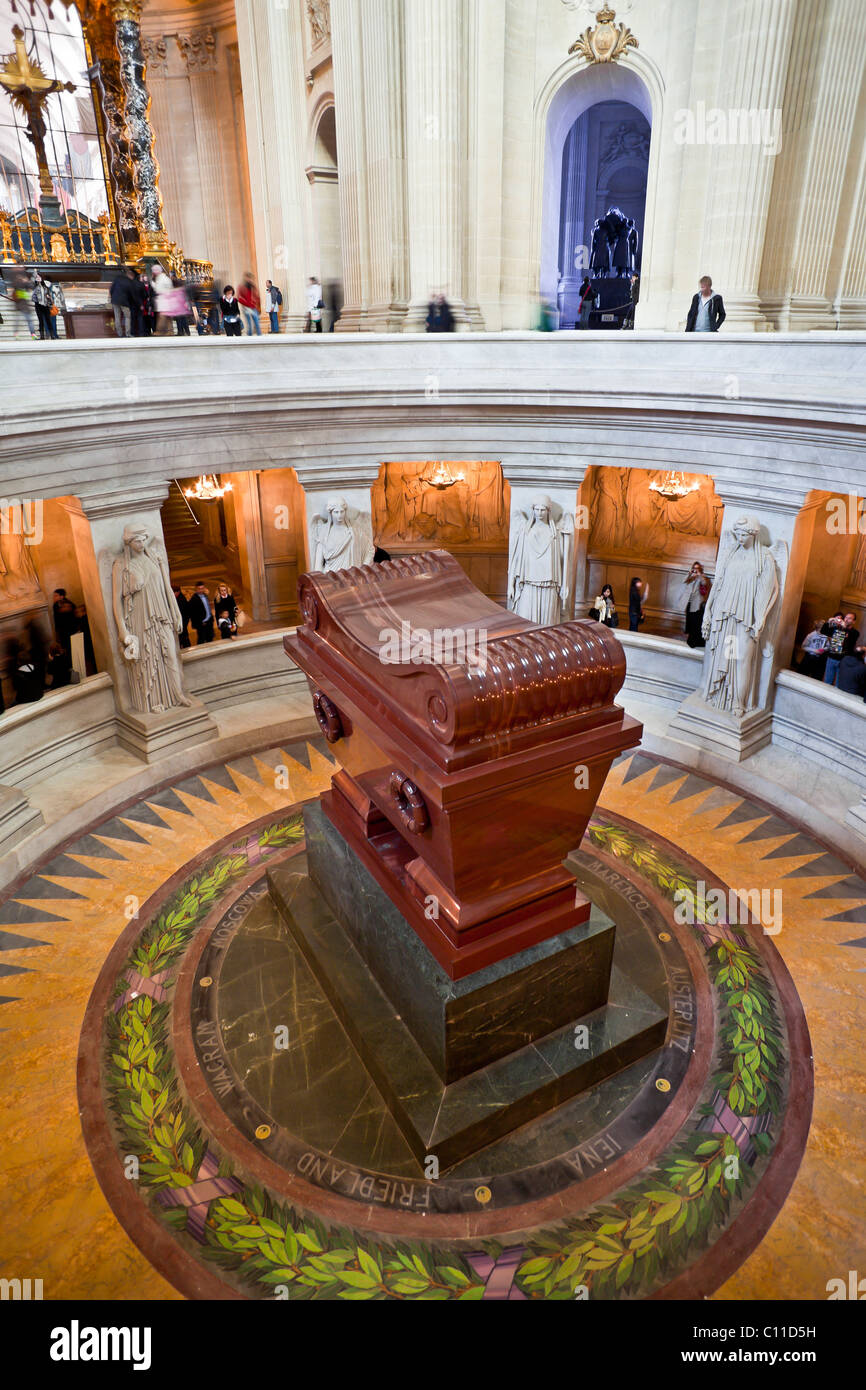 The sarcophagus ( tomb) of Napoleon Bonaparte in Hotel des Invalides Paris, France. Charles ...