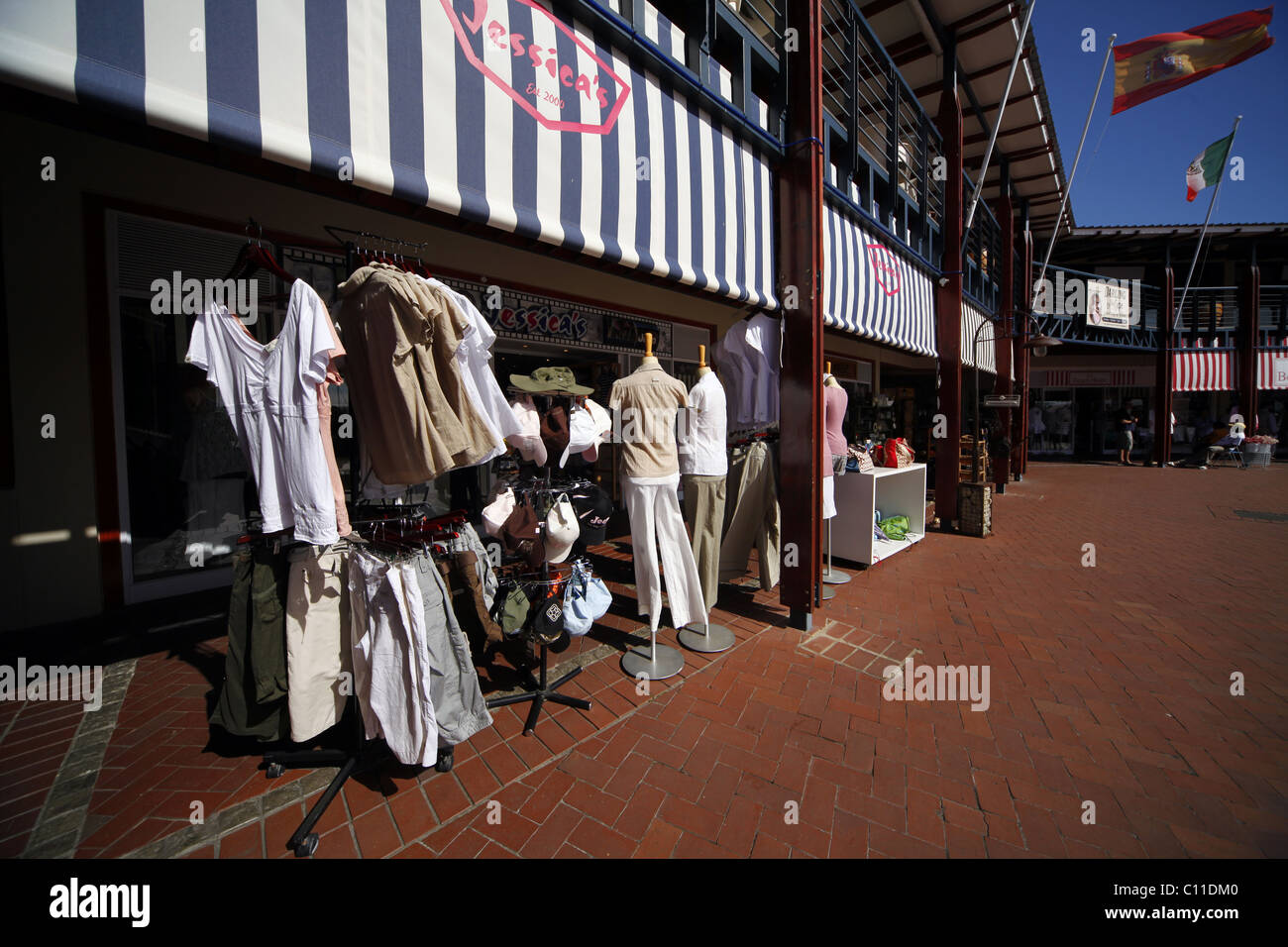CLOTH SHOPS AT MARINA QUAY KNYSNA WESTERN CAPE SOUTH AFRICA 28 January ...