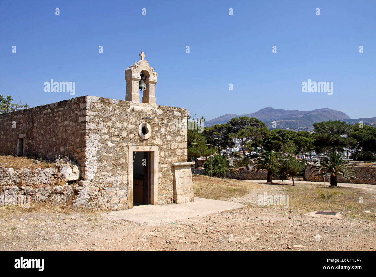 Chapel, Venetian Fortezza, fortress, castle, Rethymnon, Rethymno, Crete ...