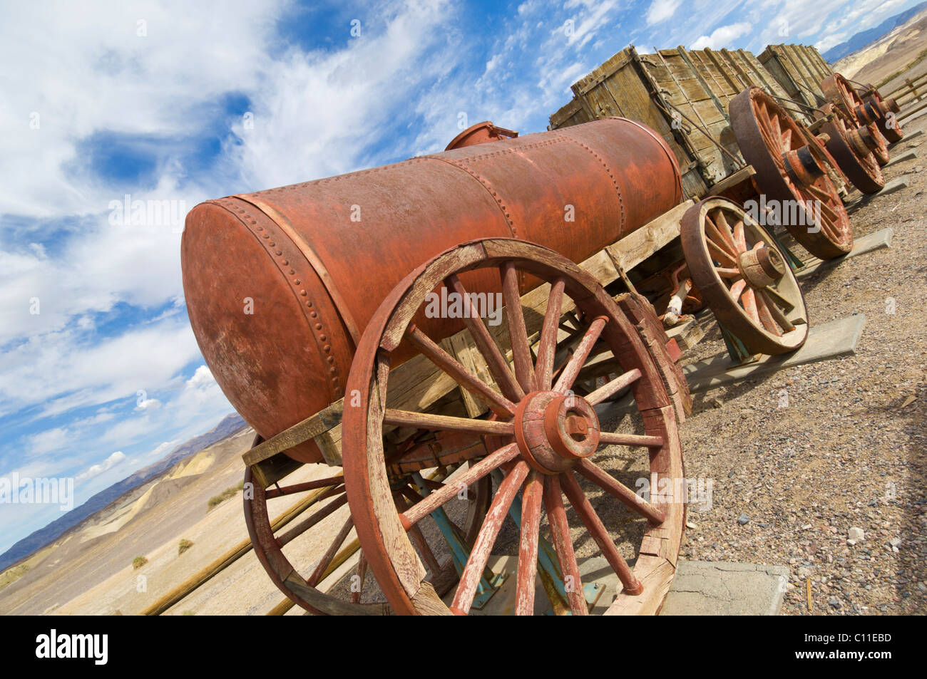 Twenty mule team wagon harmony borax works hi-res stock photography and ...