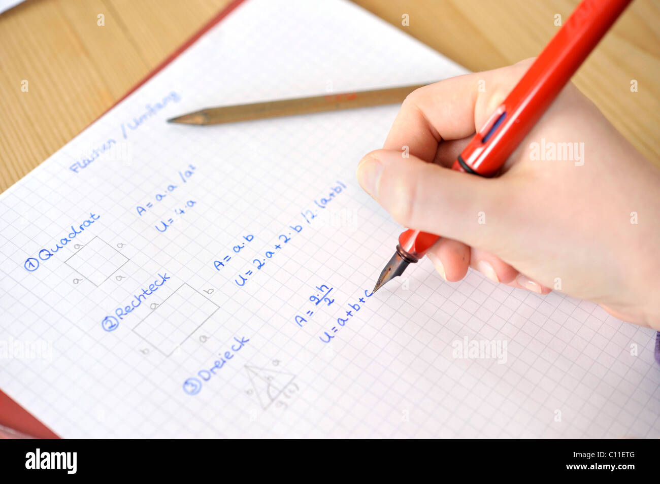 Math student hi-res stock photography and images - Alamy