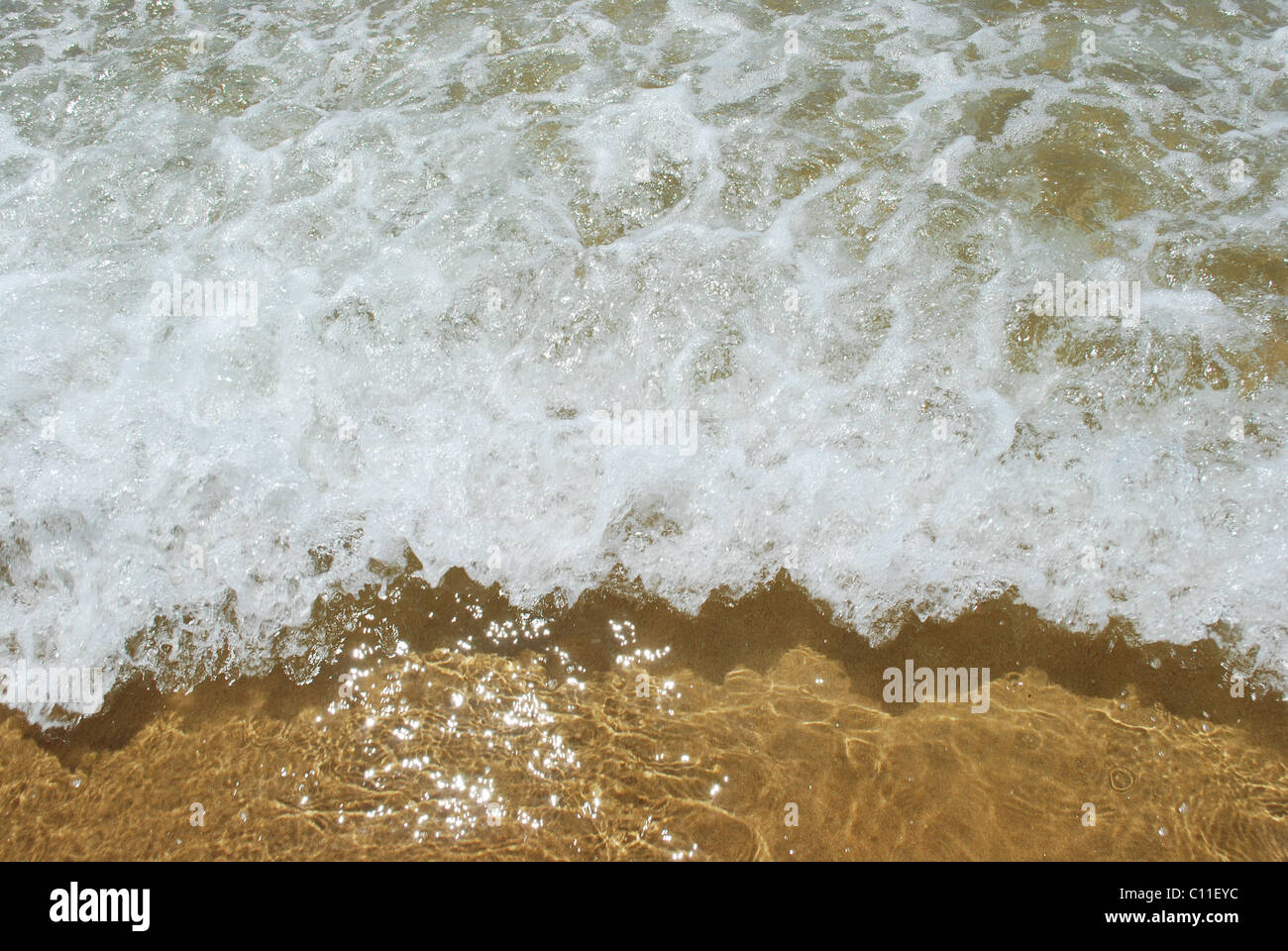 Sparkling ocean scene background Stock Photo - Alamy
