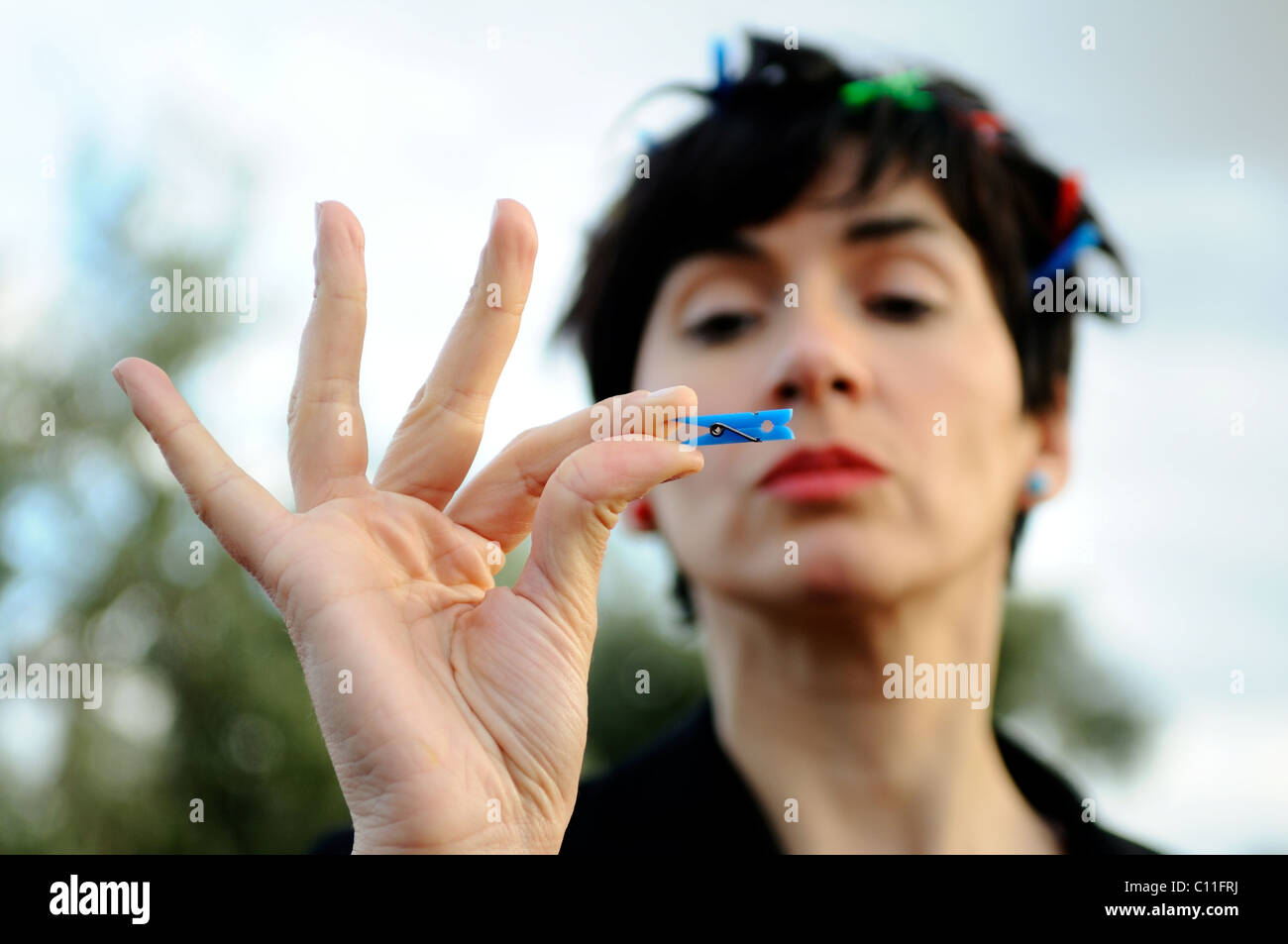 Peg lady hi-res stock photography and images - Alamy