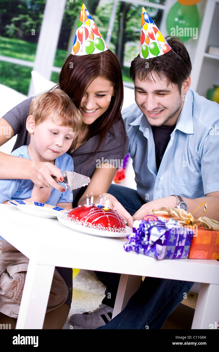 celebrating birthday Stock Photo - Alamy