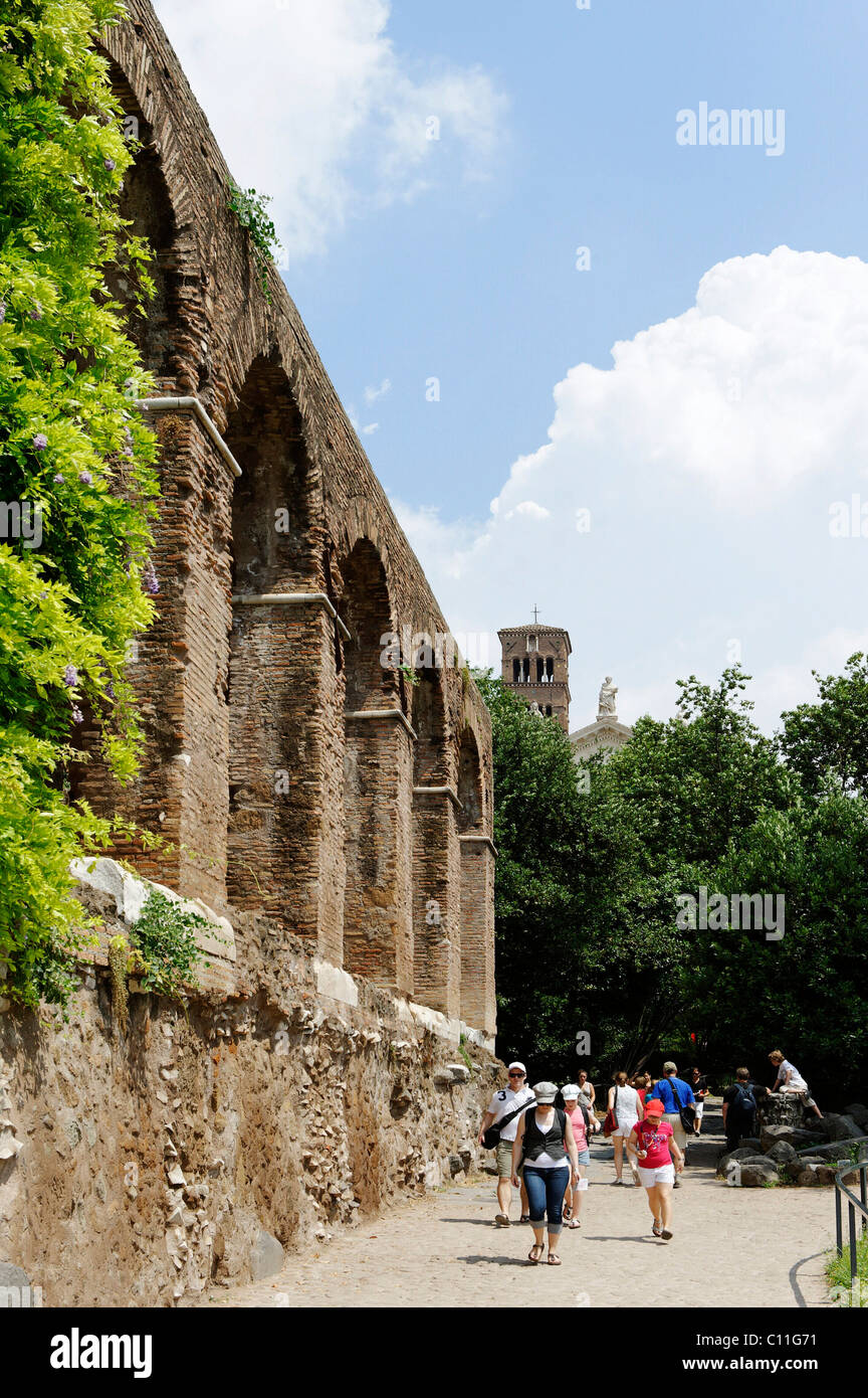 Via Sacra, Forum Romanum or Roman Forum, Rome, Italy, Europe Stock ...