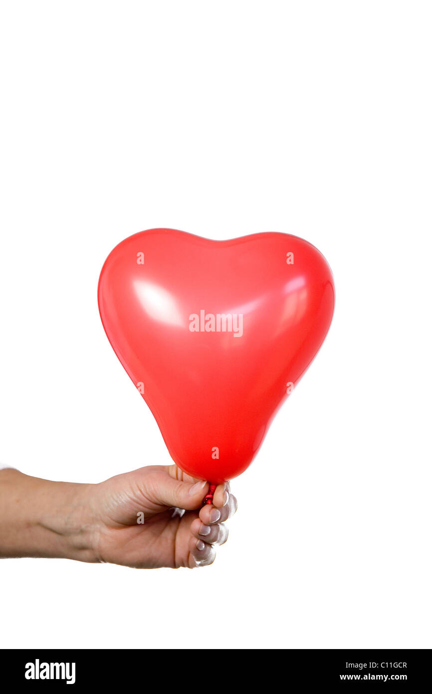 Heart Balloon And Hands Stock Photos & Heart Balloon And Hands Stock ...