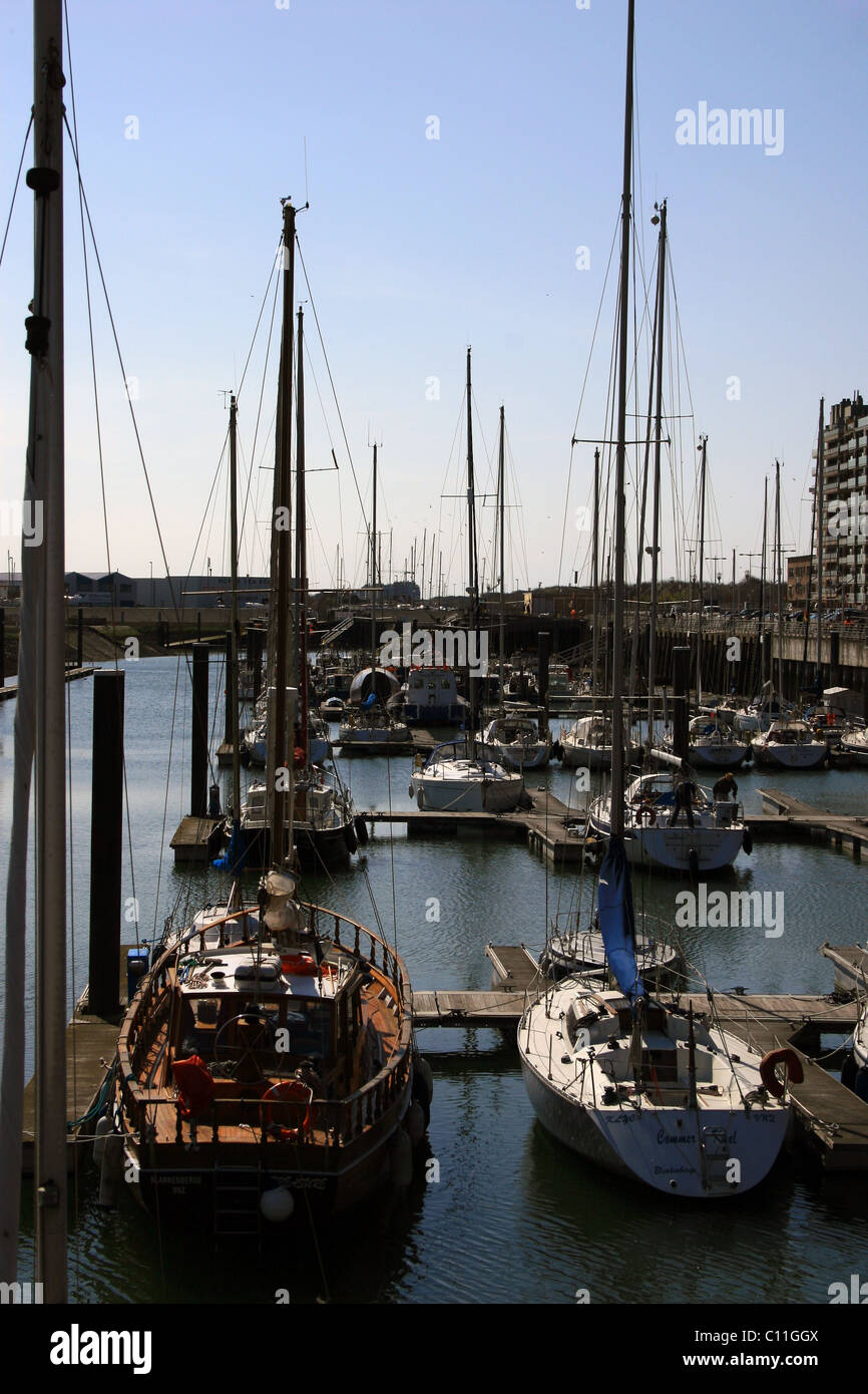 Région flamande, Blankenberge, Belgique Stock Photo - Alamy