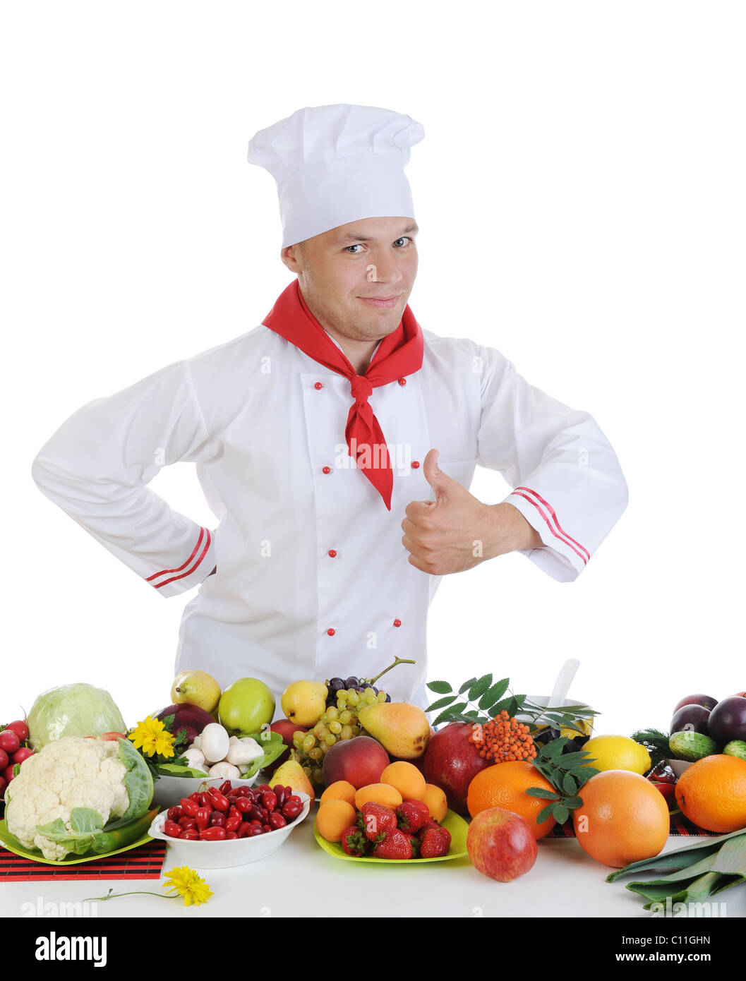 Chef at restaurant Stock Photo - Alamy