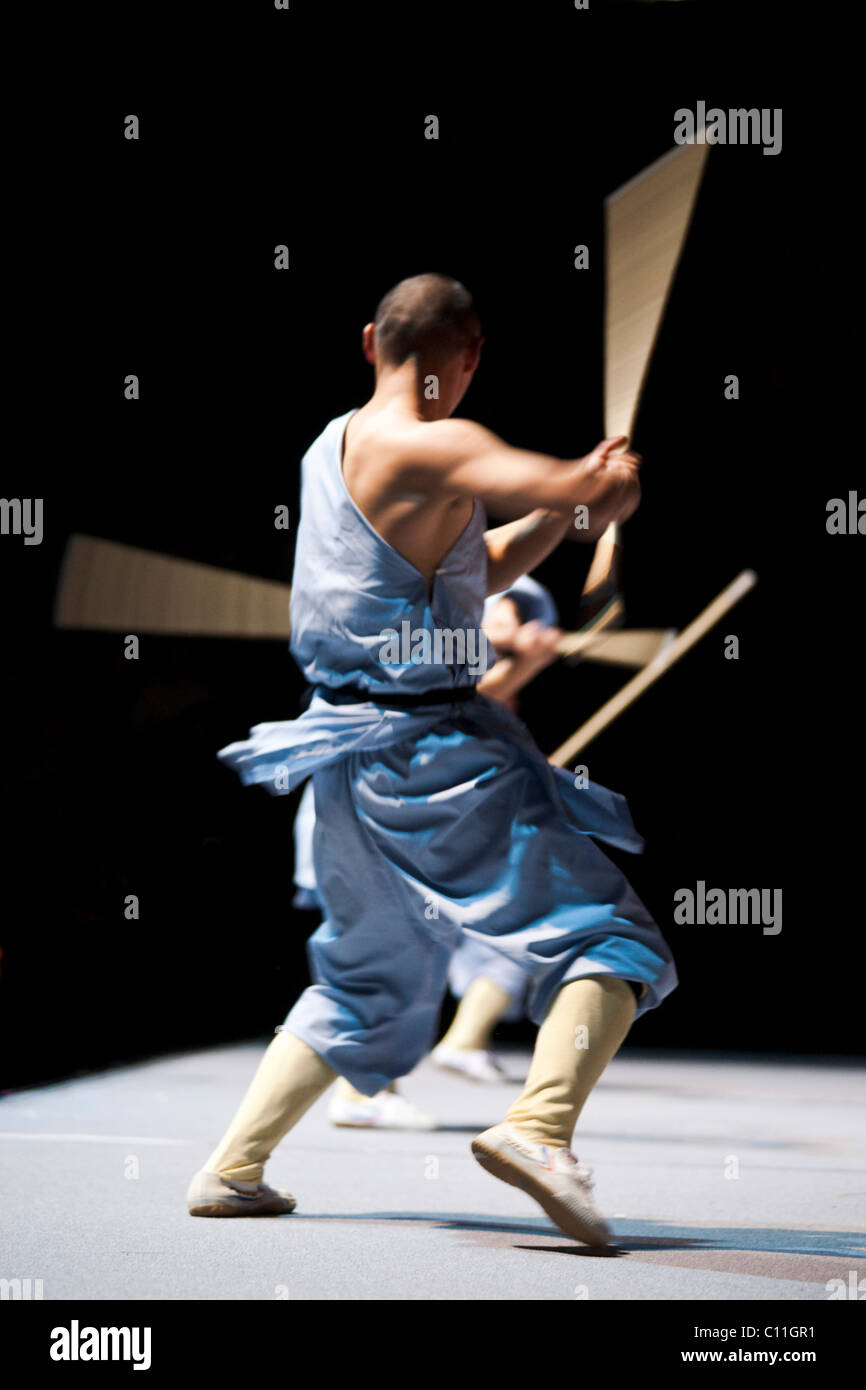 Monks from the Shaolin monastery, performance in Berlin, Germany ...
