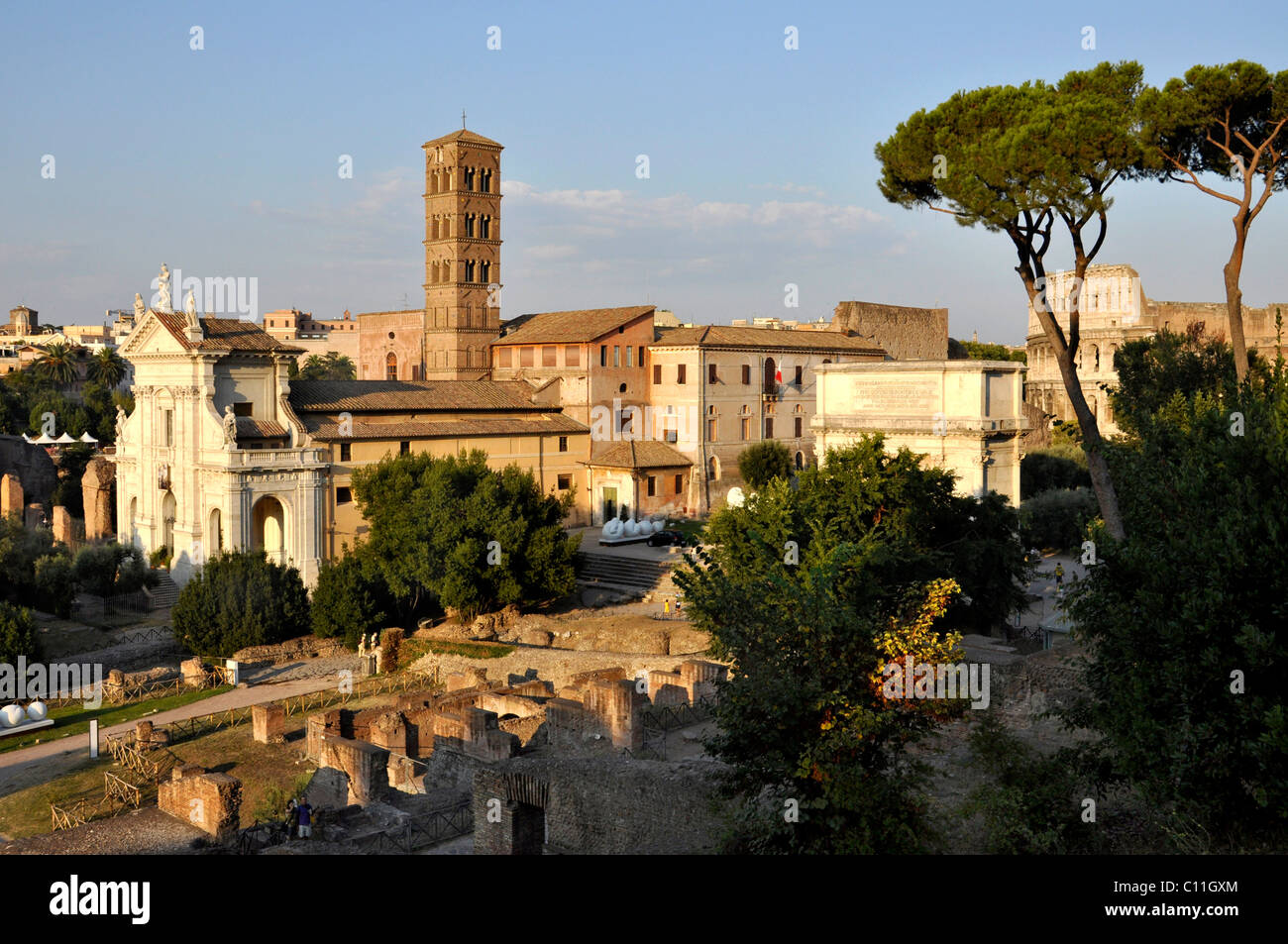 Campanile, Basilica of Santa Francesca Romana, Forum Romanum, Roman ...