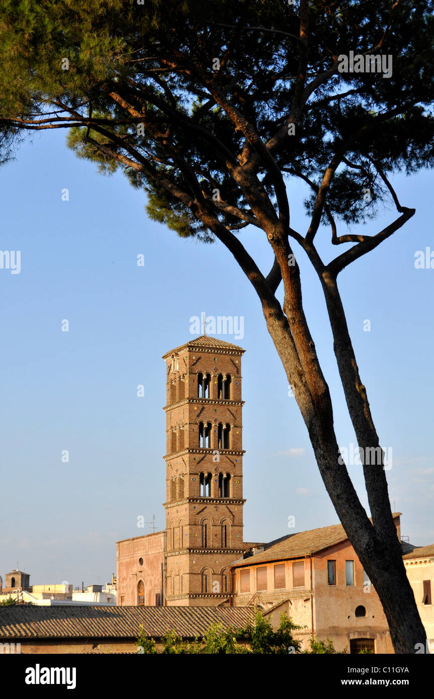 Basilica of Santa Francesca Romana, Campanile, Forum Romanum, Roman ...