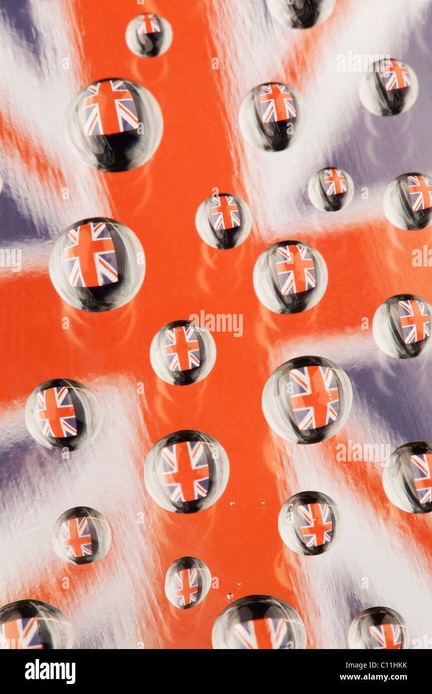 Union jack flag black white hi-res stock photography and images - Alamy