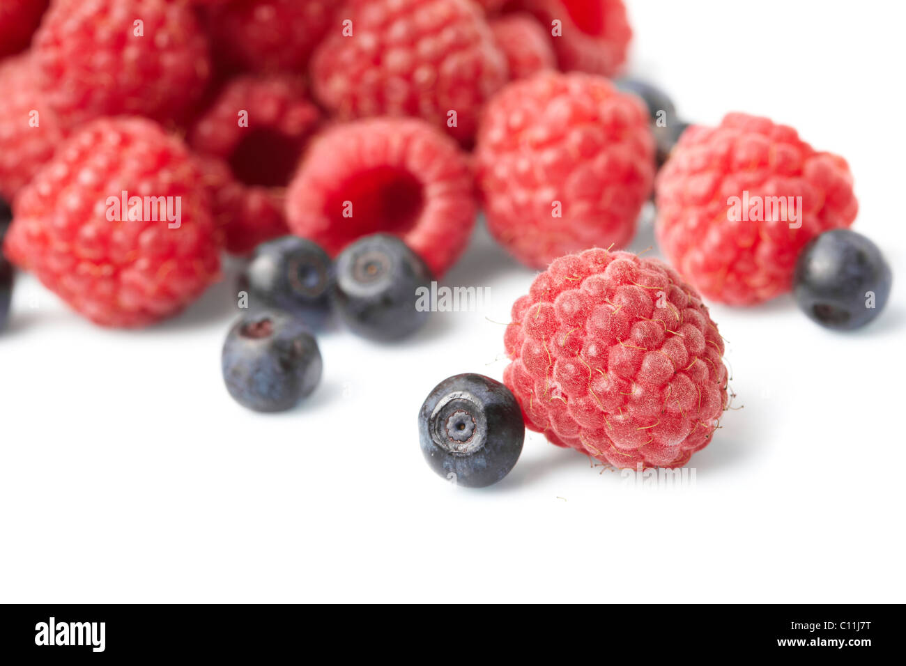 berries on white background Stock Photo - Alamy