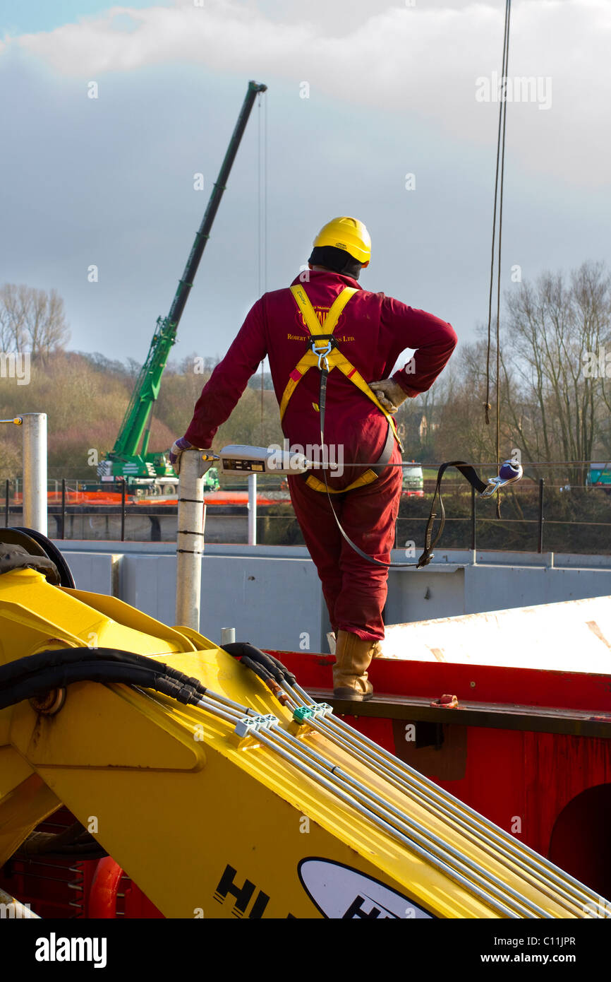 The sea-going barge Terra Marique on the River Ribble at Preston ...
