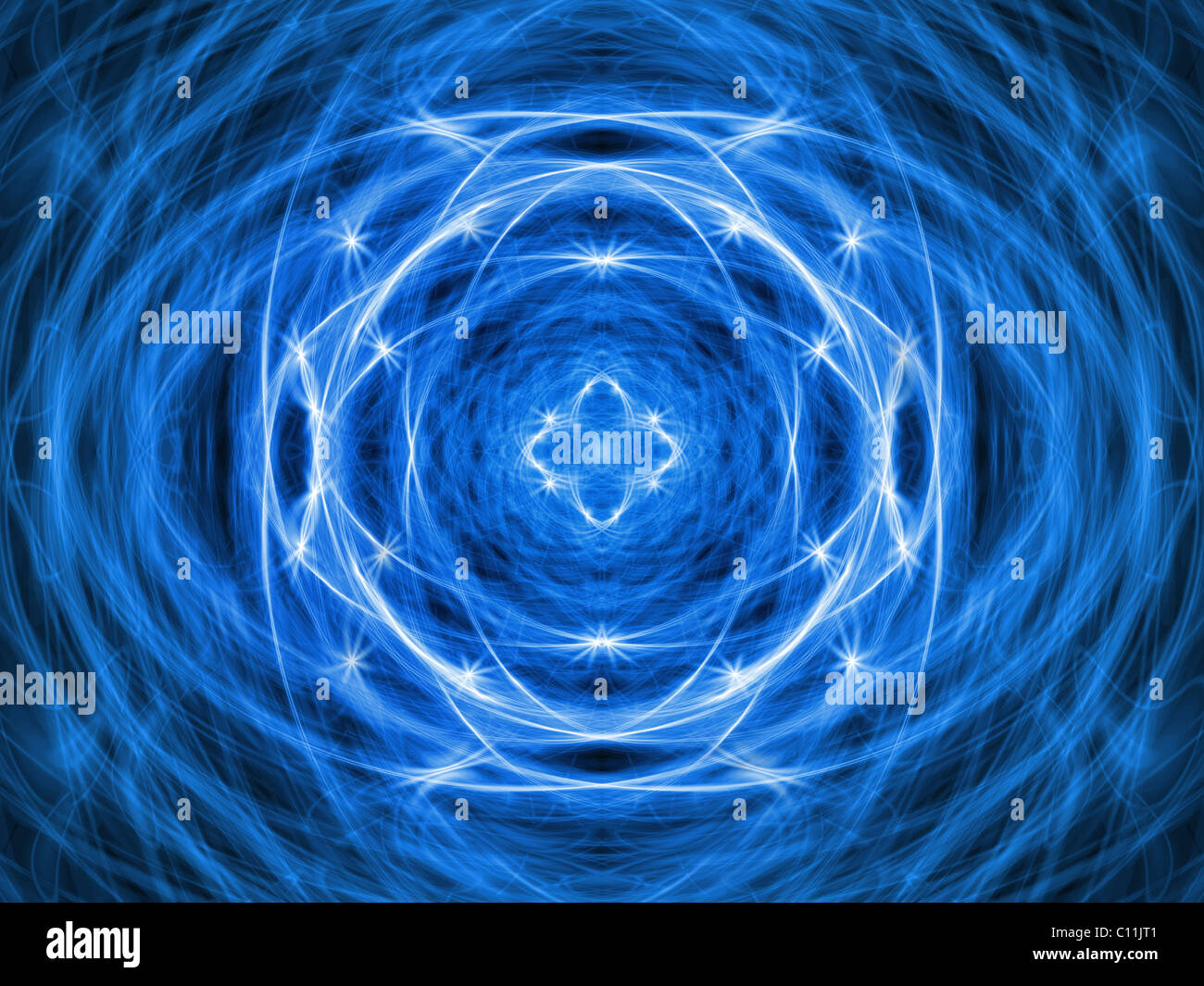 Blue abstract energy pattern Stock Photo - Alamy