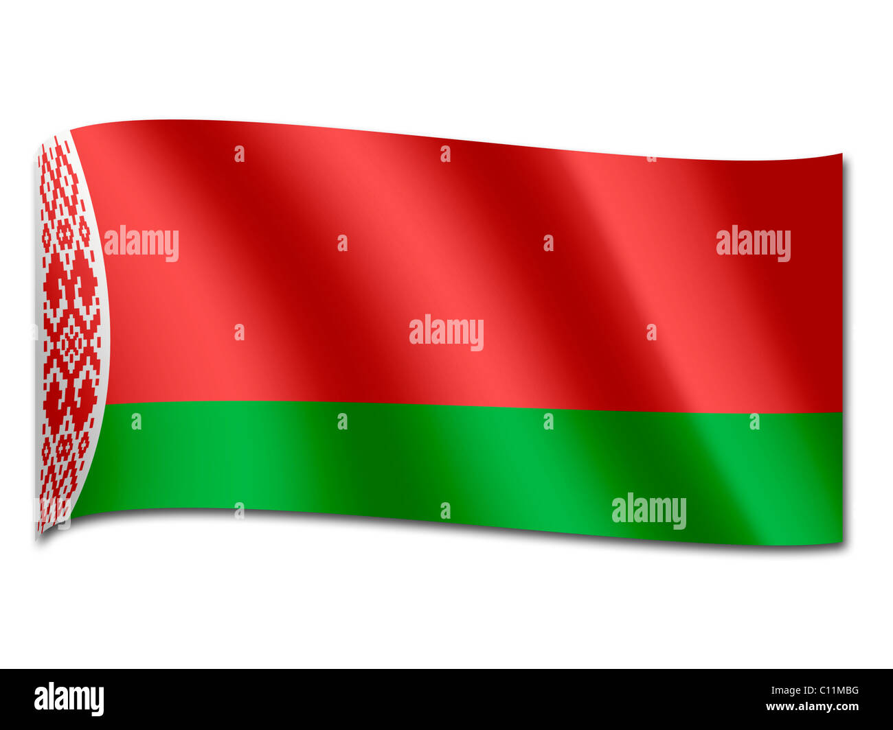 Flag of Belarus Stock Photo - Alamy