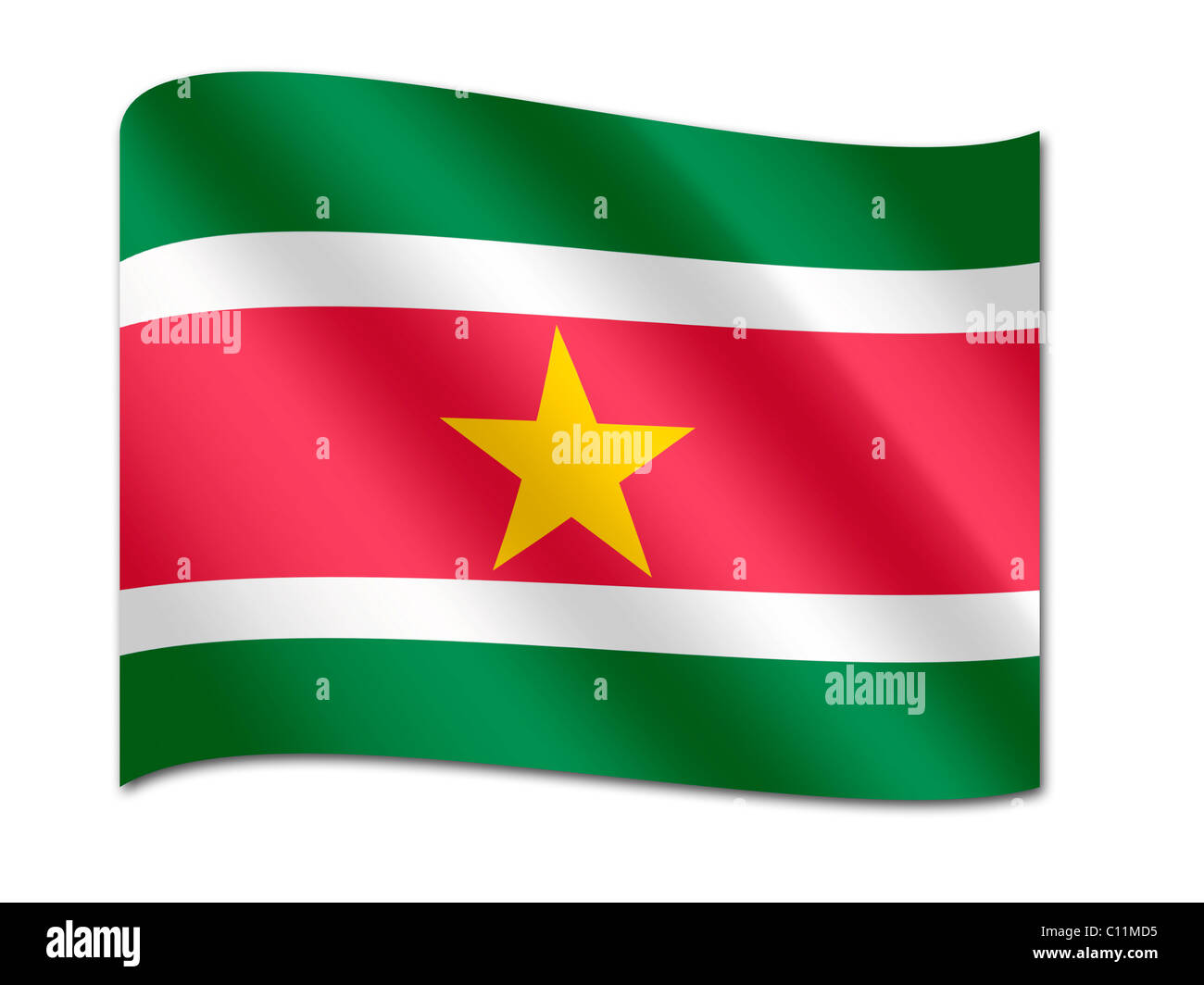 National symbols flag suriname hi-res stock photography and images - Alamy