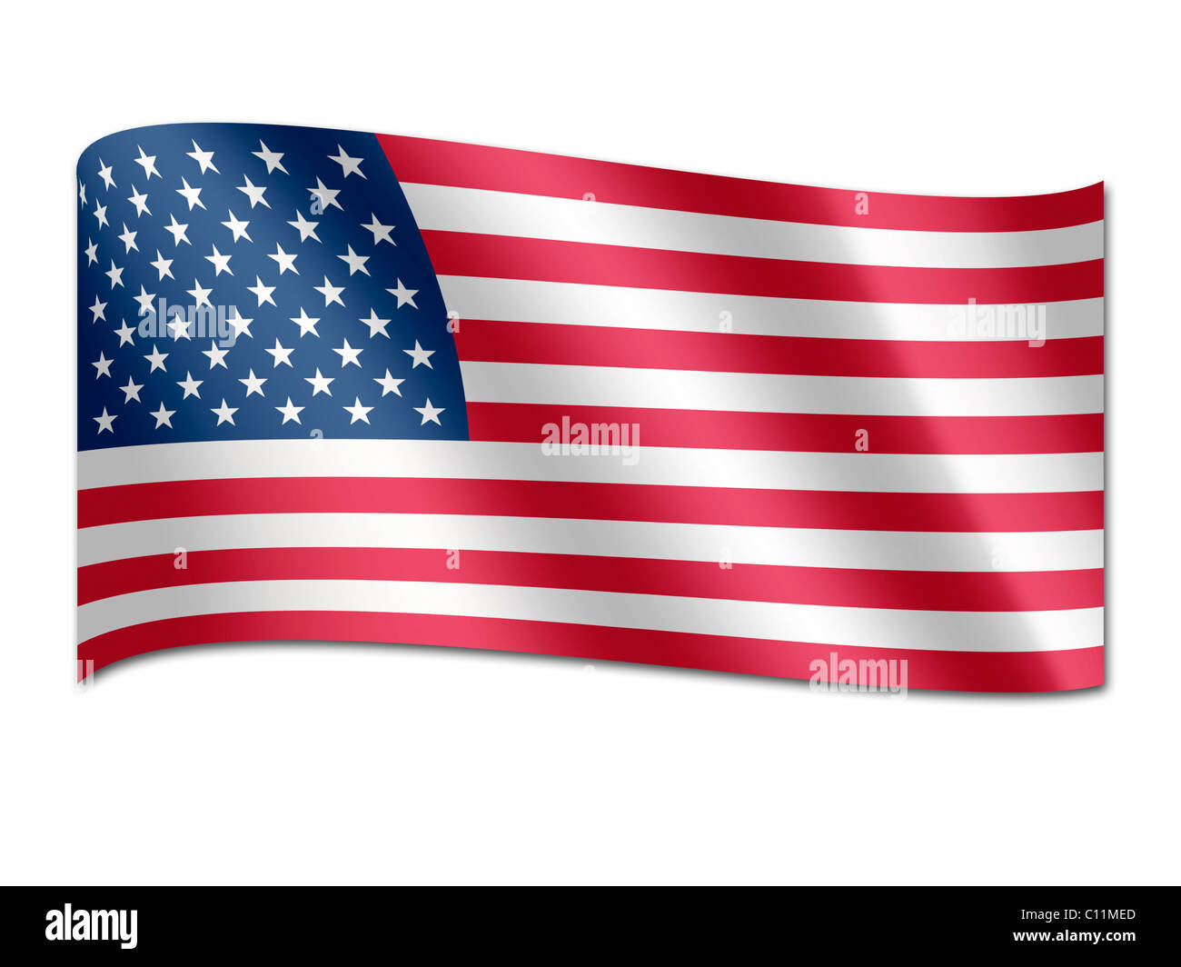 American flag cut out hi-res stock photography and images - Alamy