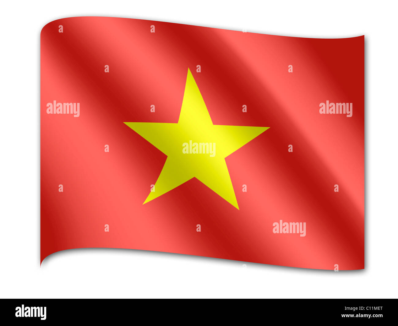 Flag of Vietnam Stock Photo - Alamy