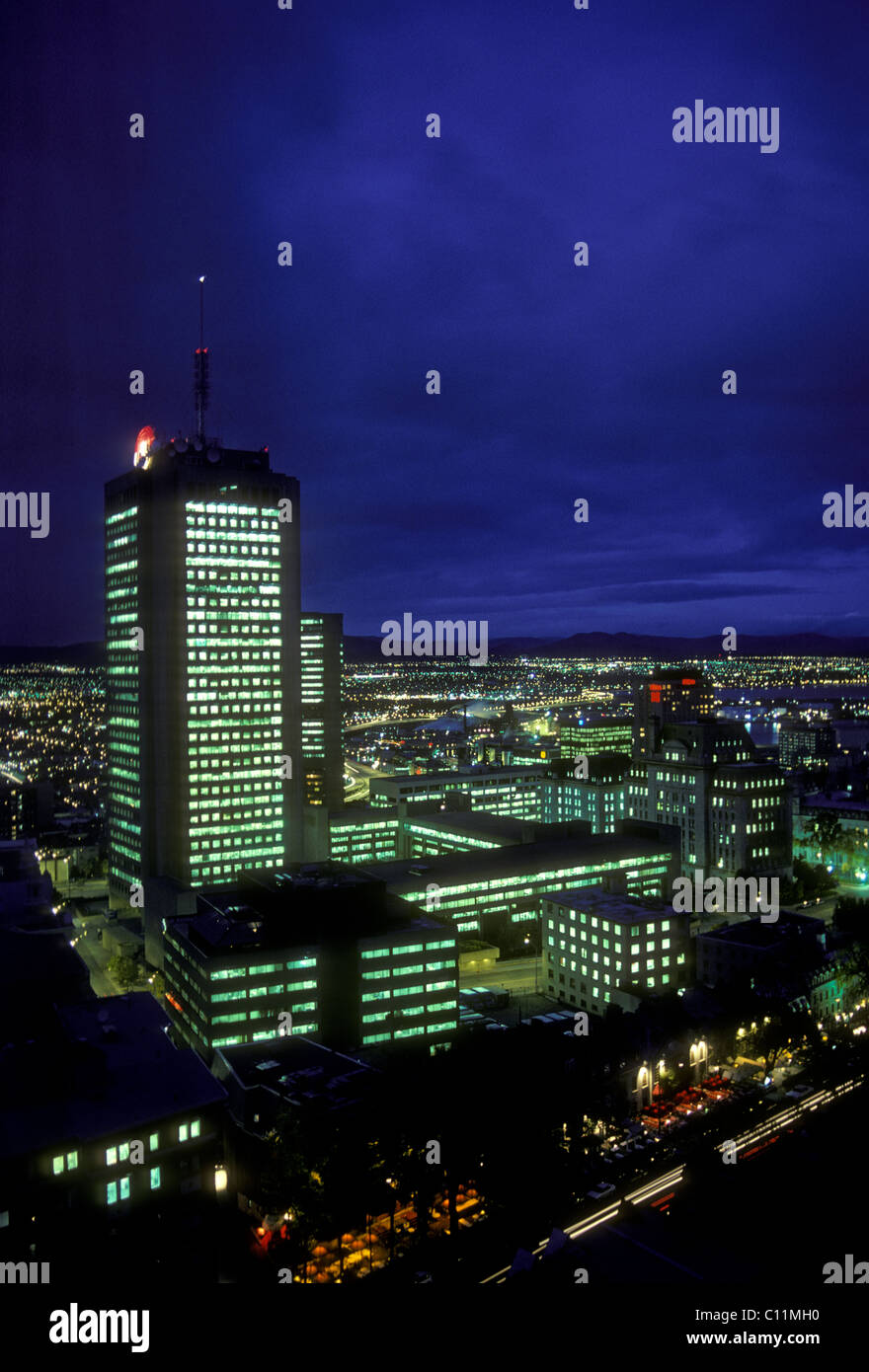 overview, Quebec City, Quebec Province, Canada, North America Stock ...