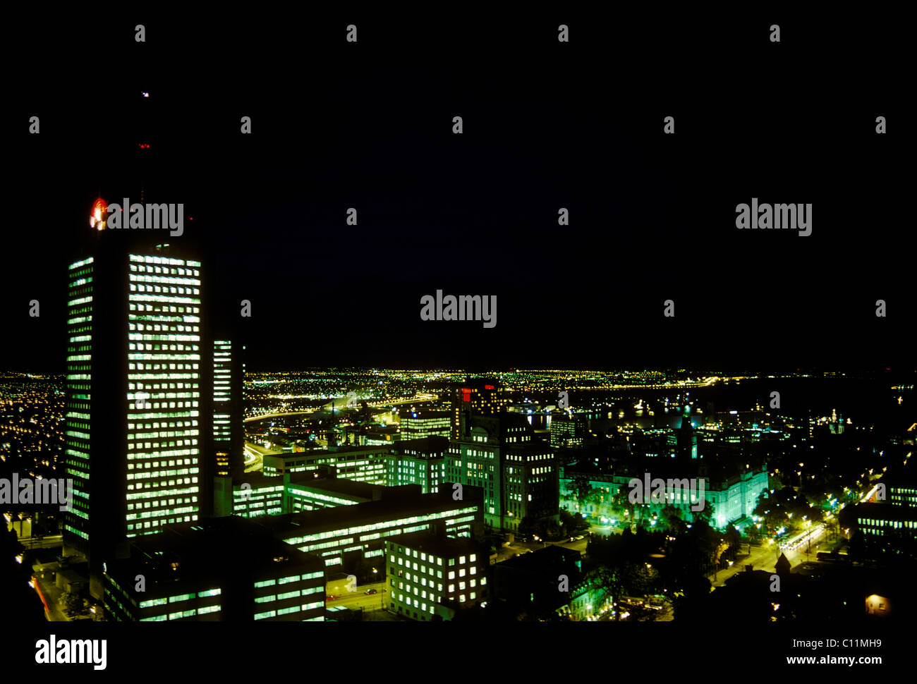 overview, Quebec City, Quebec Province, Canada, North America Stock ...